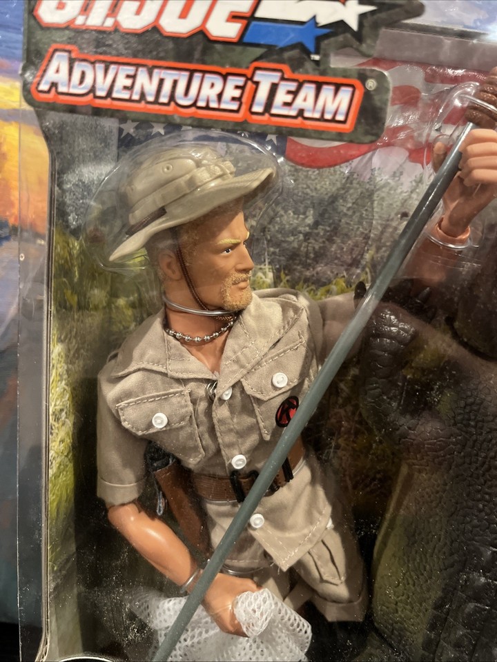 2003 GI JOE Adventure Team 12" Secret of the Savage Swamp w Alligator ...