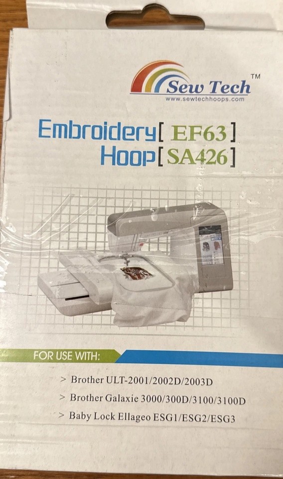 Sew Tech SA429 Embroidery Hoop for Brother ULT 2003D 2002D 2001 | eBay