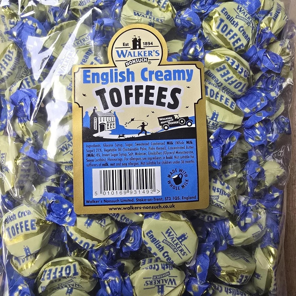 Walkers Nonsuch English Creamy Toffees , Old Fashioned Traditional Toffee | eBay UK
