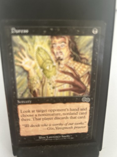 Duress Urza's Saga NM Black Common MAGIC THE GATHERING MTG CARD ...
