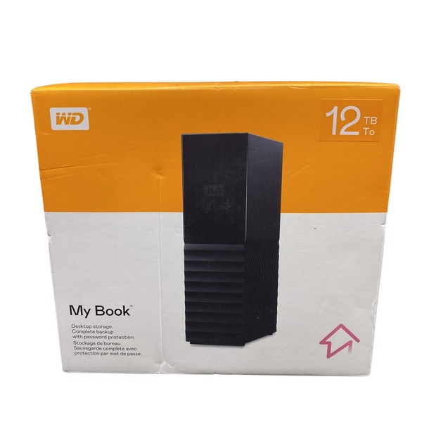 Western Digital WDBBGB0120HBK-NEWM 12TB External Desktop Hard Drive ...