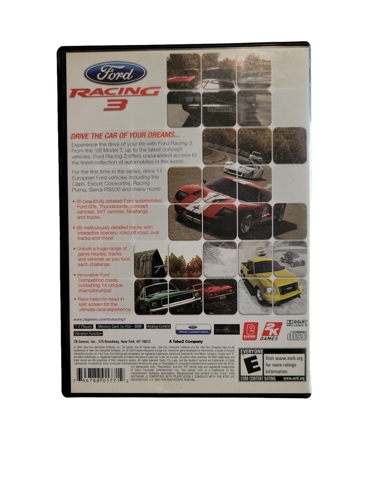 Ford Racing 3 2005 Sony PlayStation 2 PS2 Video Game 744788017712 | eBay