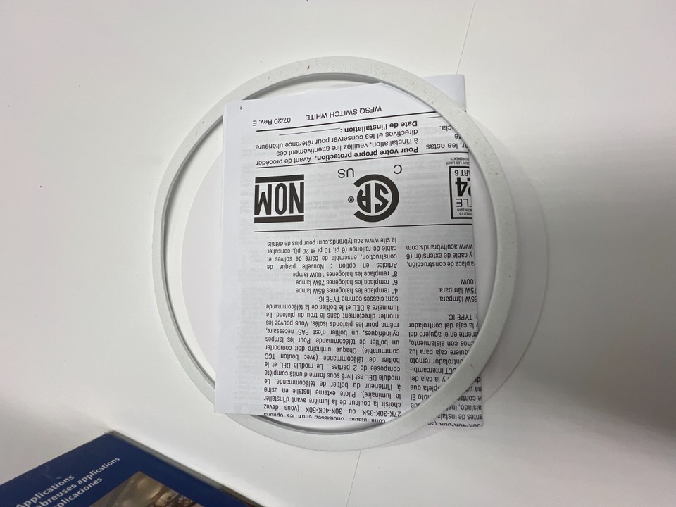 Lithonia LED Recessed Wafer Downlight WF6 SQ S LED 30K40K50K 90CRI MW ...