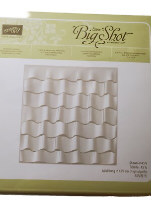 Stampin Up! RUFFLED DYNAMIC Textured Impressions Embossing Folder ...