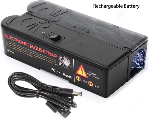 Electronic Mouse Trap Mice Rat Killer Pest Victor Control Rechargeable ...
