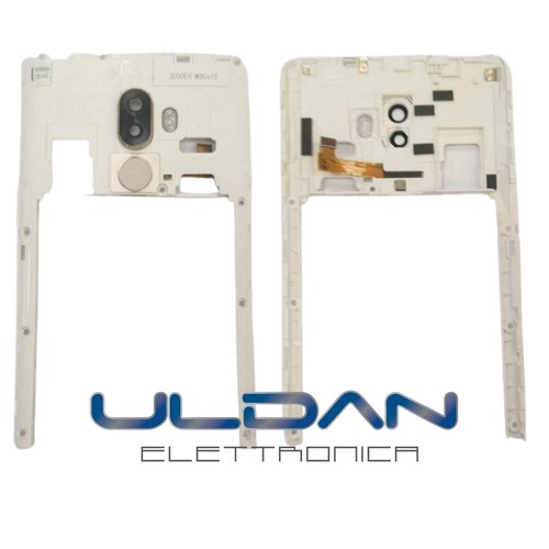 FRAME MIDDLE BACK COVER POSTERIORE BIANCO ORIGINALE PER ULEFONE S8 PRO ...