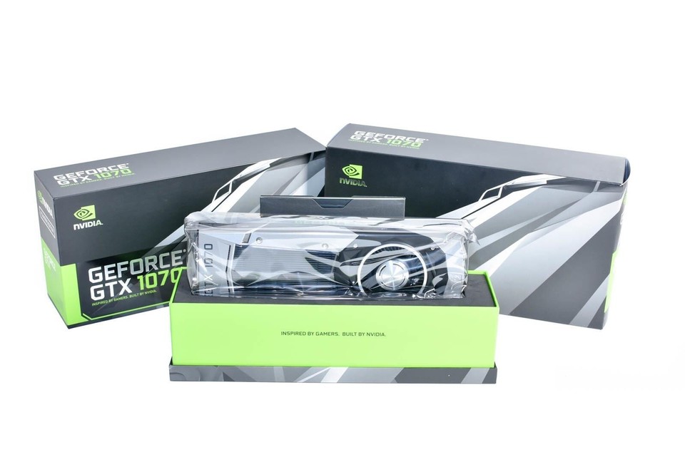 NVIDIA GeForce GTX 1070 Founders Edition FE Graphics Card GPU Box ...