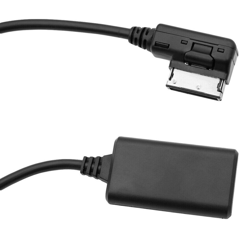 Car Bluetooth Wireless Module Radio Stereo AUX Cable Adapter Black ...