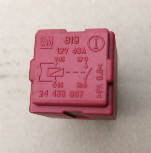 Relais 12v GM 24438887 / 819 | eBay