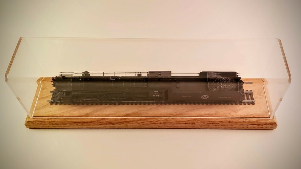 42" O Scale Model Train Display Case, Oak Base | eBay