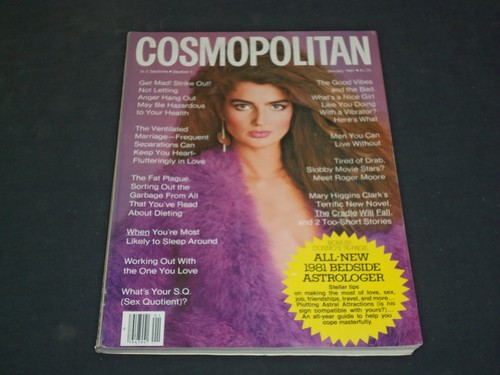 1981 COSMOPOLITAN MAGAZINE - EVA VOORHIS, PHOTO BY SCAVULLO - SP 3109 ...