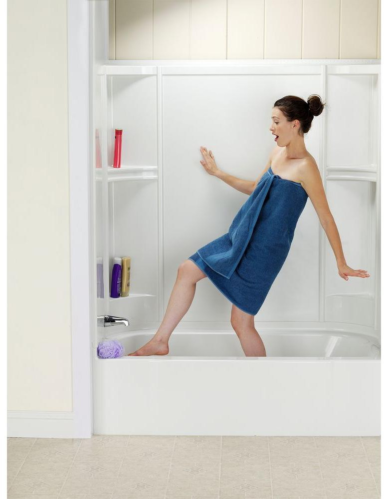 Shower Bathtub Base Bath Tub Floor Repair Kit Inlay 40 x 16 in. Easy ...