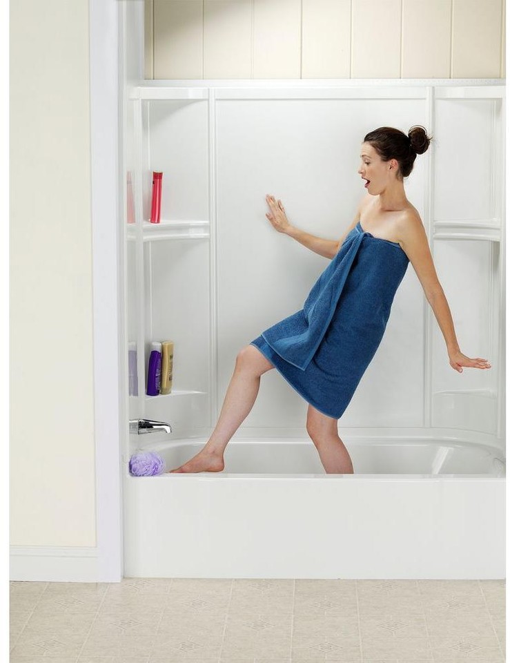 Shower Bathtub Base Bath Tub Floor Repair Kit Inlay 40 x 16 in. Easy ...