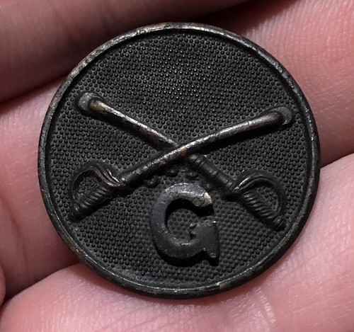 Cavalry Regiment G Troop Collar Disc Disk Calvary Cav Screw Back Type 1 ...