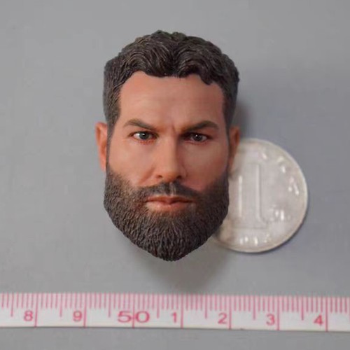 1/6 Male Head Sculpt Beard Ver. Model Toy for 12" Ganghood Phicen ...