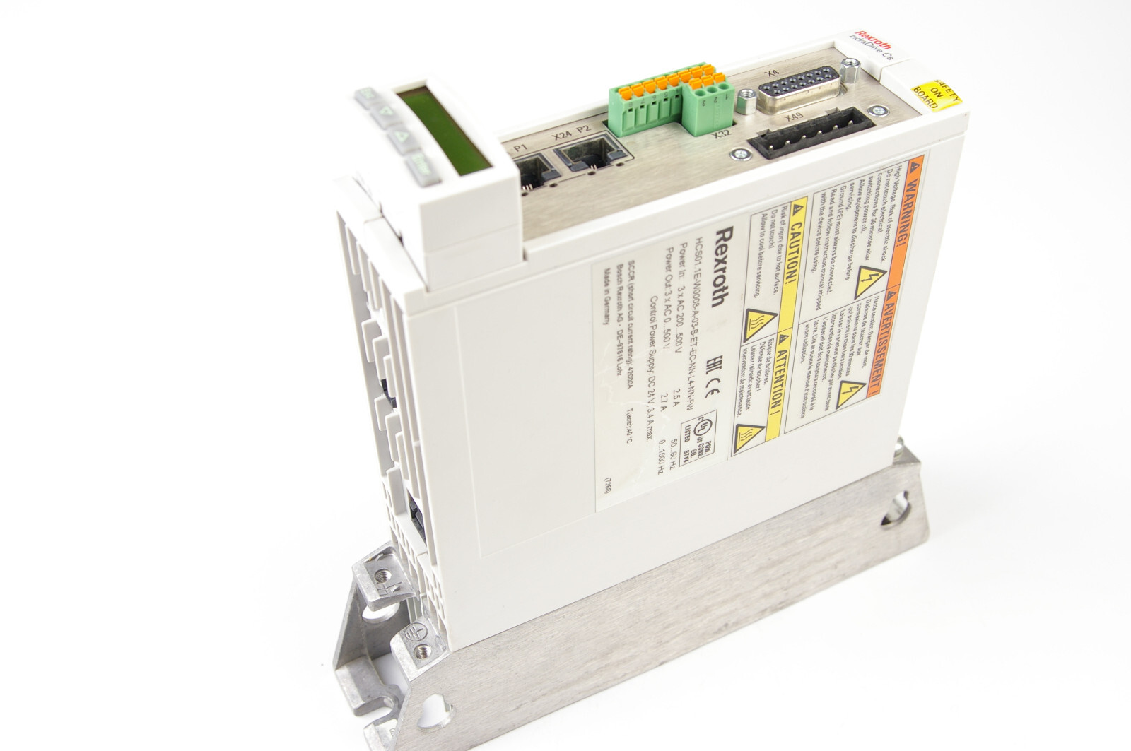 Rexroth HCS01.1E-W0008-A-03-B-ET-EC-NN-L4-NN-FW R911331605 Servo Drive ...