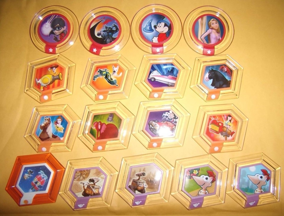 Disney Infinity Power Discs Complete Finish Your Set Lot Used Disc 1.0 ...