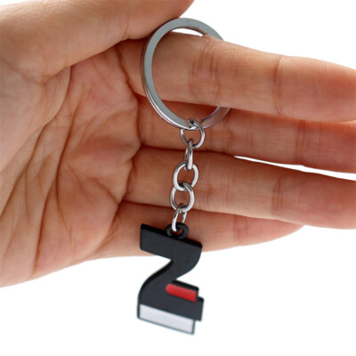 Black White Red N Keychain Key Ring for Kona Elantra Veloster Sonata ...