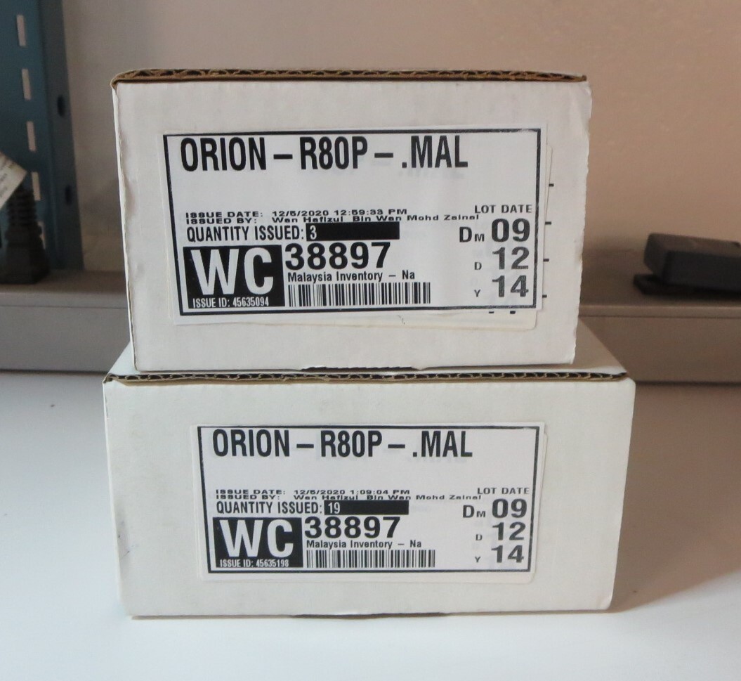 ORION FANS R80P Fan Accessories Retainer, 80mm, for GRM80 Series (LOT ...