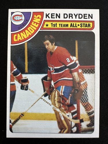 1978–79 Topps Ken Dryden (#50) NM HOFer, Stanley Cup Champ ^GRUMPYBUCK ...