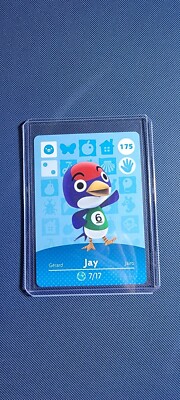 Jay #175 Animal Crossing Amiibo Card Series 2 NEVER SCANNED AUTHENTIC ...
