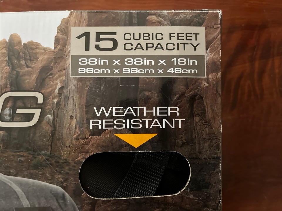 NIB Cargoloc by Allied Intern'l Roof Top Cargo Bag 15 Cubic Ft 38”x38 ...