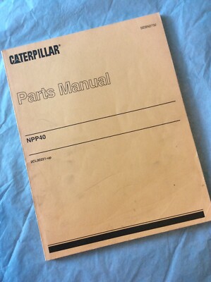 CAT CATERPILLAR NPP40 4000LB POWERED PALLET WALKIE PARTS BOOK MANUAL ...