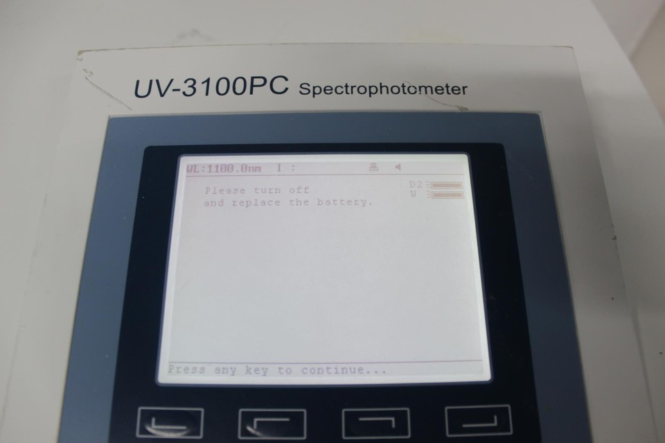 VWR UV-VIS Spectrophotometer UV-3100PC (As-Is) | eBay