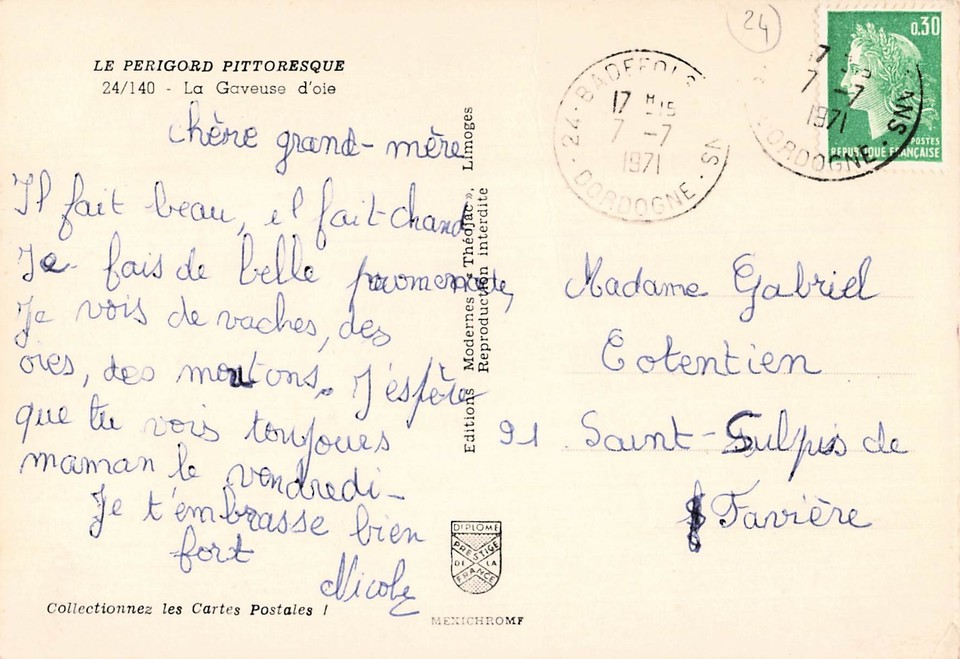 24 SARLAT LA CANEDA LA GUEUSE D OIE | eBay