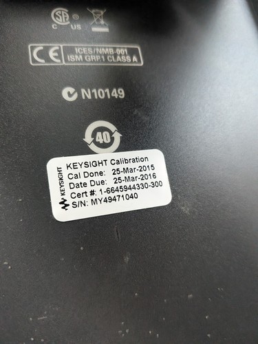 Keysight Agilent VNA Vector Network Analyzer Fieldfox N9923a Cal'd! 6 ...