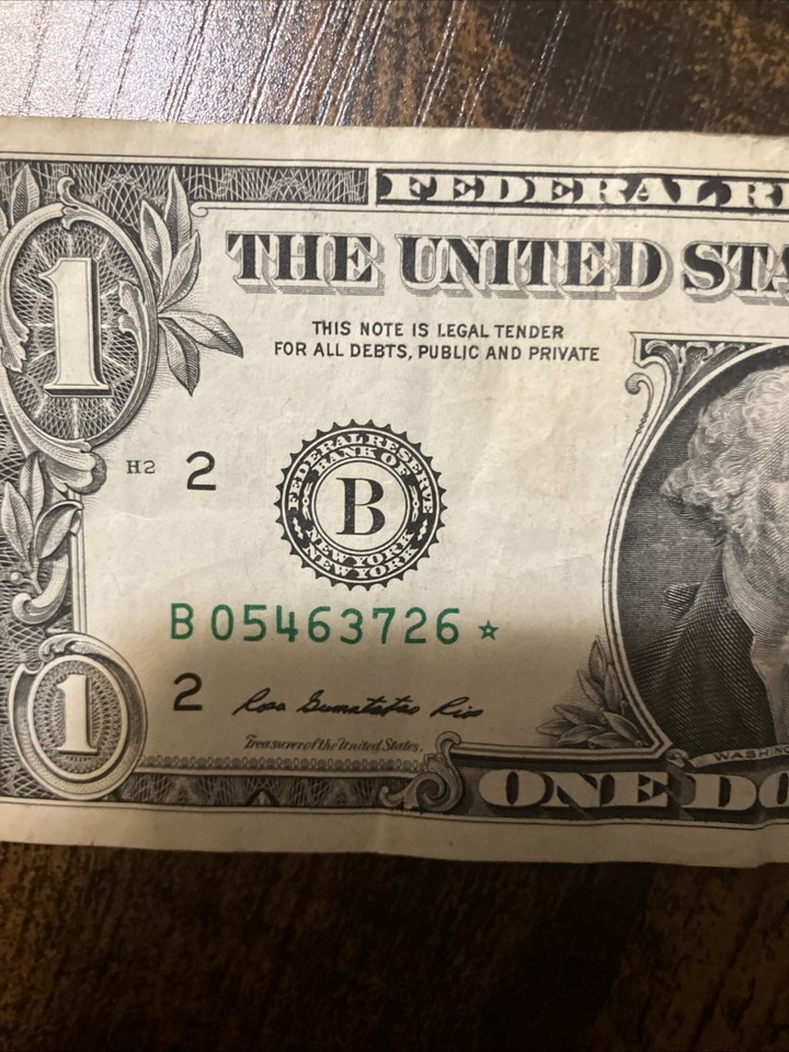 2013 Duplicate Star Note B05463726* | eBay