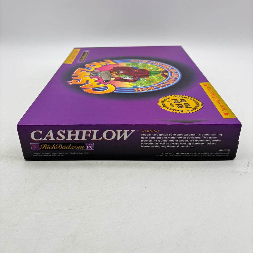 Cashflow Board Game COMPLETE Rich Dad Poor Dad 2000 Finance Rat Race | eBay
