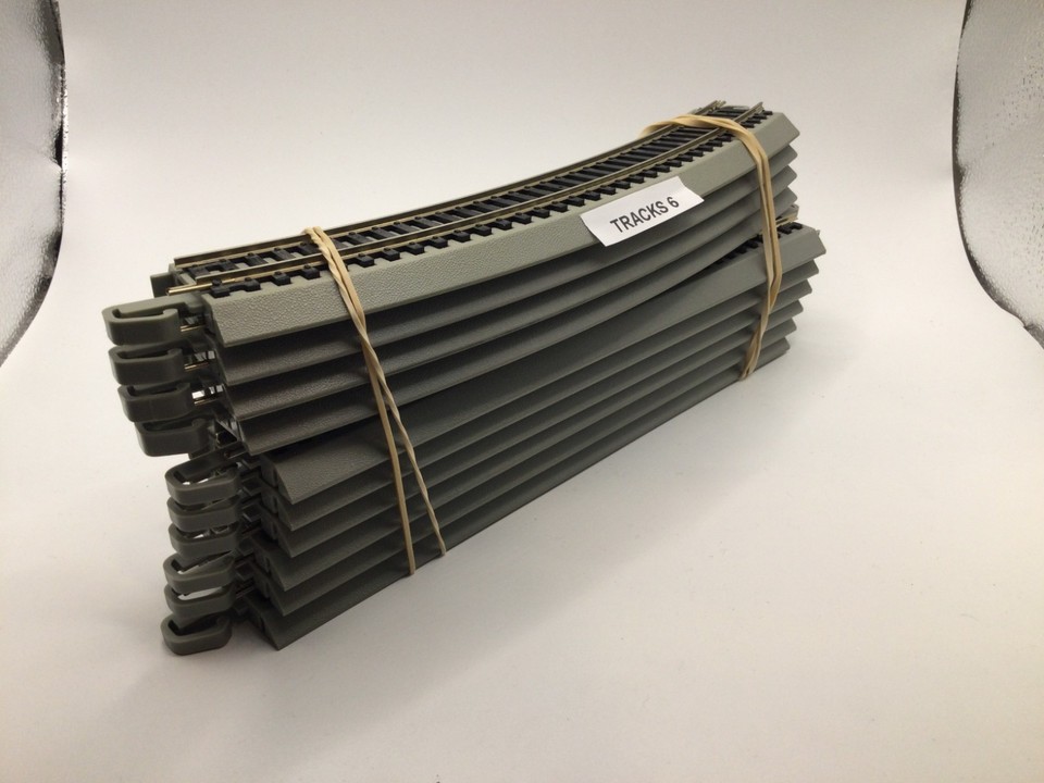 HO Scale Bachman E-Z Track Set of 10 (6x 92123A6-1, 4x 92124A8-2) | eBay