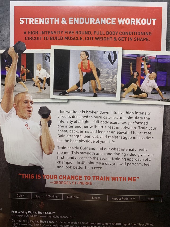 Georges Pierre Rushfit (Rush Fit) Strength & Endurance workout. HTF ...