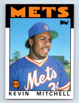 1986 Topps Traded Kevin Mitchell New York Mets #74T | eBay
