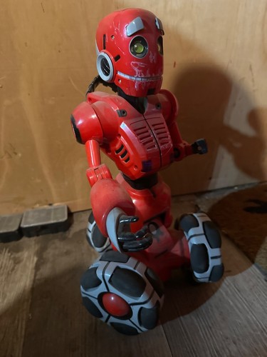 Wowee RED ROBOT 15” Talking Interactive TRIBOT Bot Toy ,TESTED,NO ...