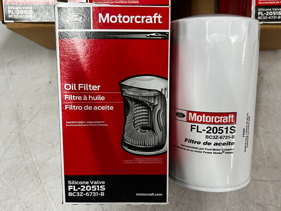 CASE OF 12 Genuine OEM Motorcraft Powerstroke Diesel Oil Filters | FL ...