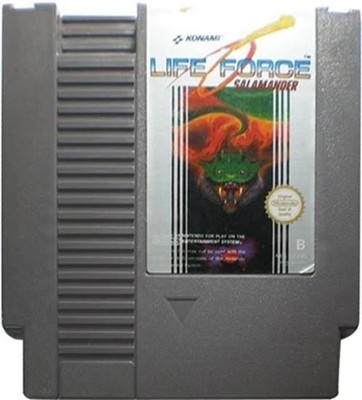 Life Force Salamander - Nintendo Entertainment NES Action Shooting ...