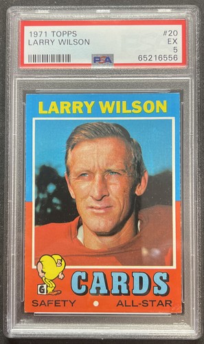 1971 Topps #20 Larry Wilson PSA 5 EX Freshly Graded ENN Cards | eBay