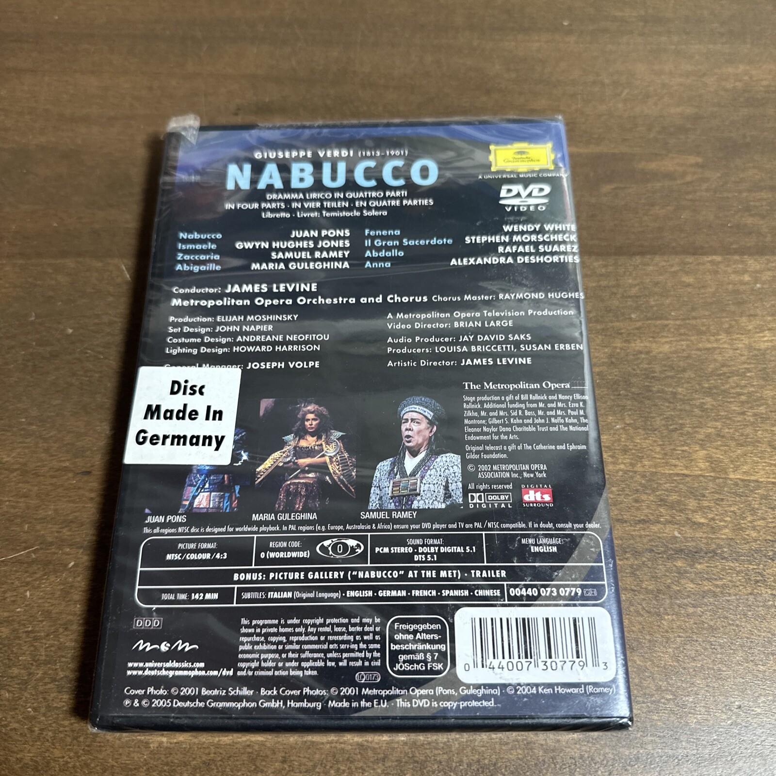 Nabucco (DVD) for sale online | eBay