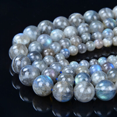 Labradorite Blue Flash Grd AA 4mm 5mm 6mm 7mm 8mm 9mm 10mm 11mm 12mm ...