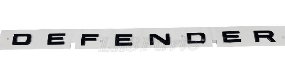 Land Rover Defender 2020-2022 Front Hood Lettering Gloss Black Genuine ...