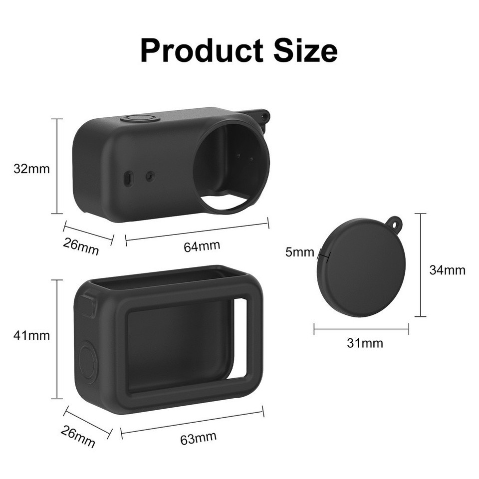 Custom Silicone Case for DJI OSMONANO Action Camera Soft Touch and ...