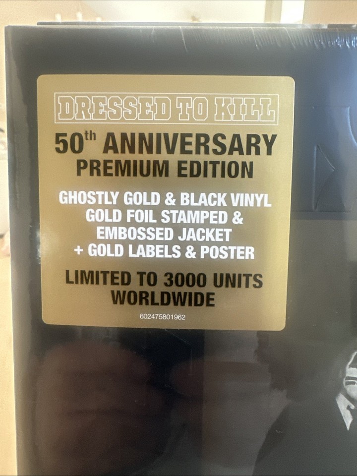 KISS Dressed To Kill 50th Anniversary Premium Edition Colored Vinyl LMT 3000 New | eBay