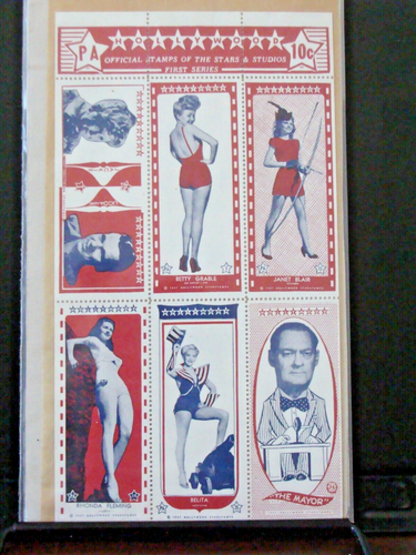 Hollywood Official Stamps of the Stars 2 Sheets uncut | eBay
