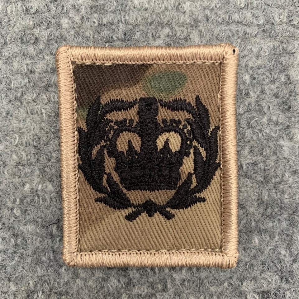 British Army Style Multicam MTP Rank Patch Hook & Loop Back, Lcpl, Cpl ...