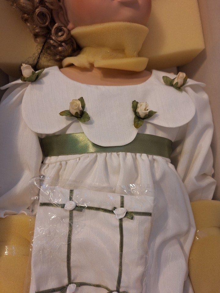 Elite Porcelain Collectible Doll Christine Orange Goldilocks 36" | eBay