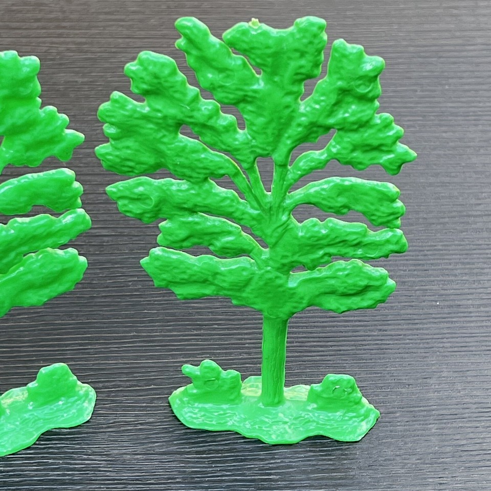 Marx 1950s Wild Animal Jungle Play Set 3716 Cottonwood Trees #M1 | eBay