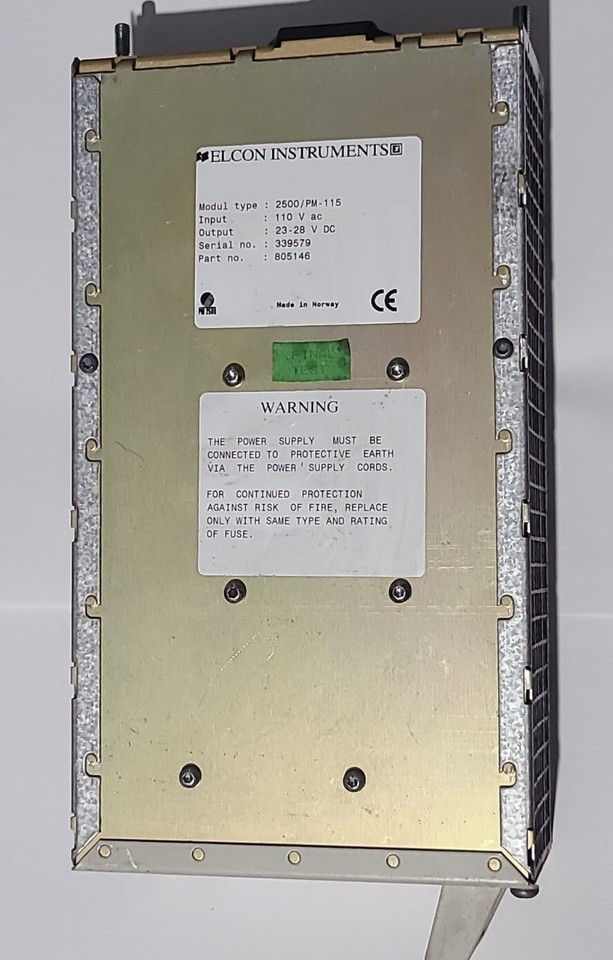 PEPPERL+FUCHS PS2500/PM-115 POWER SUPPLY MODULE | eBay
