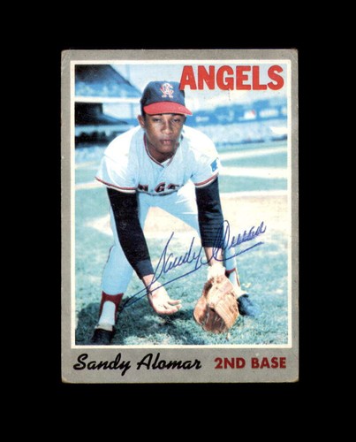 Sandy Alomar Signed 1970 Topps California Angels Autograph | eBay